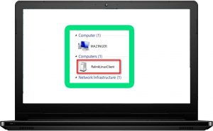 ¿Qué es Ralink Linux Client que se ve en mi red Windows?